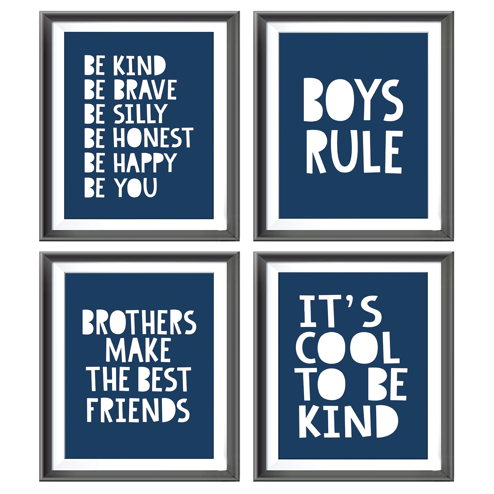 Amazon.com: Brothers Make The Best Friends Boys Rules Affirmations ...