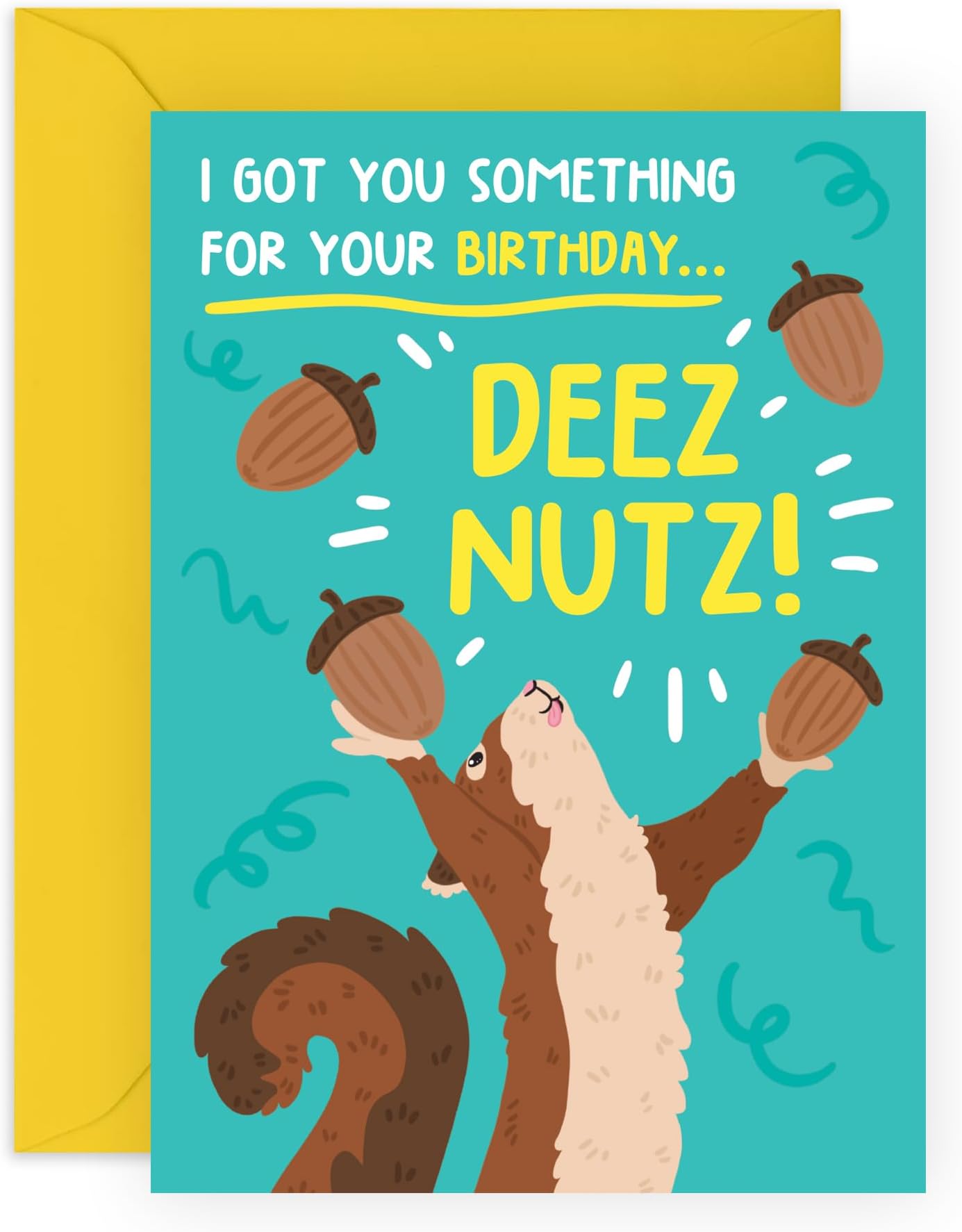 Amazon.com : CENTRAL 23 Birthday Cards For Women Men - Deez Nutz Zoomed ...