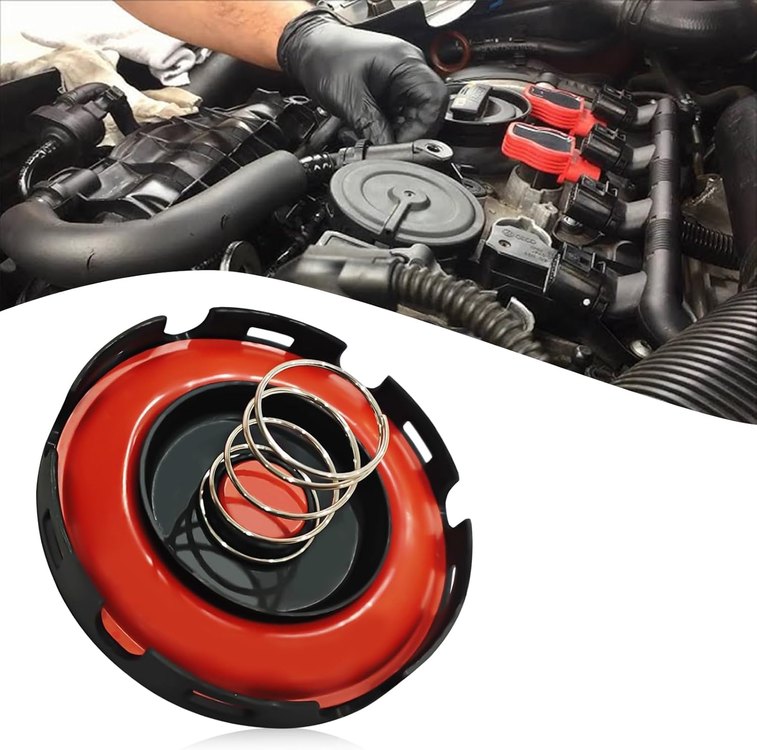 Amazon.com: QKYS 1 PC Car PCV Valve Diaphragm Set with Spring, PCV ...