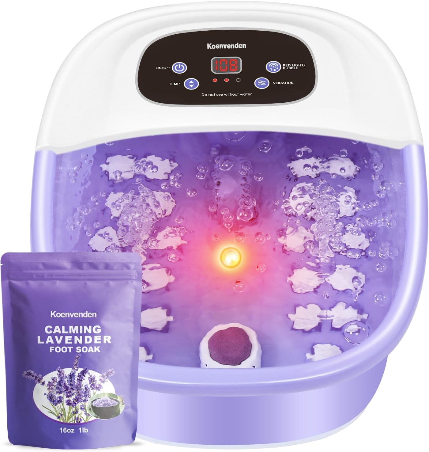 Amazon.com: AISZG Foot Spa Massager with Heat - Foot Soaking Tub ...