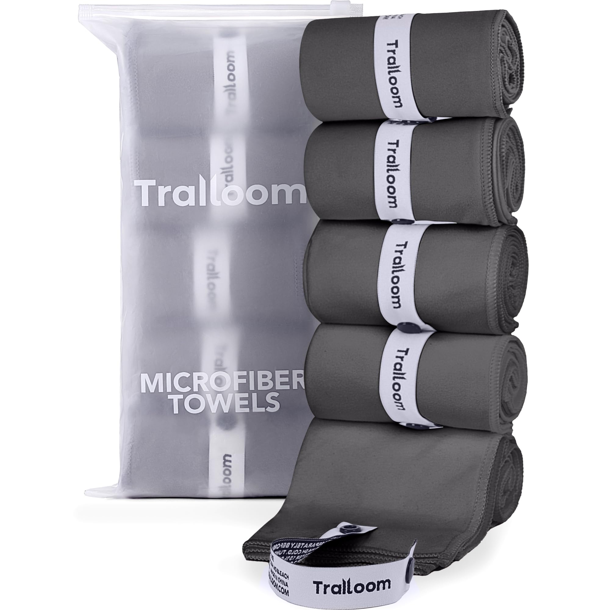 Amazon.com: Trailoom Microfiber Gym Sweat Towel - Quick Dry, Highly ...