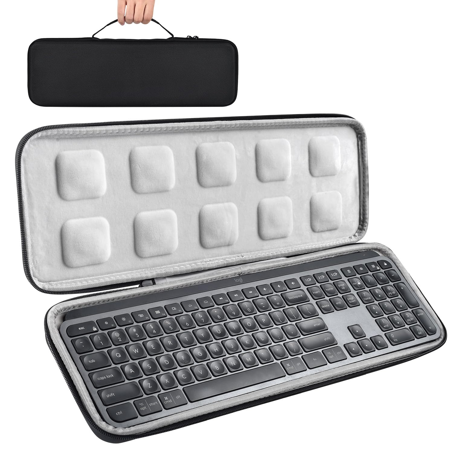 Amazon.com: Hard Travel Carrying Case for Logitech MX Keys S/MX Keys ...
