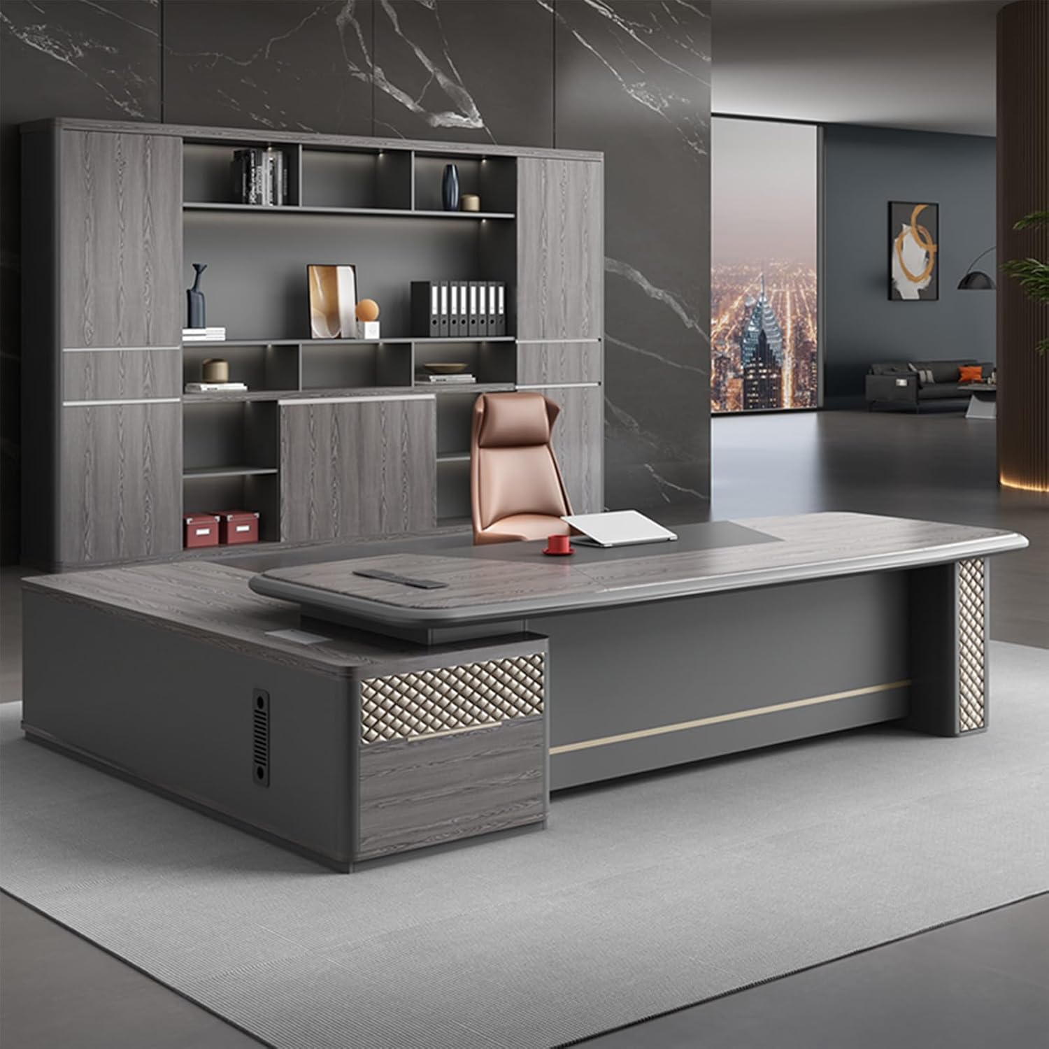 L-Shape Executive Desk Computer Desk, Wooden Philippines | Ubuy