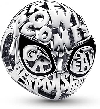 Charm Marvel x Pandora 792351C01 Masque d'araignée : Amazon.fr: Mode