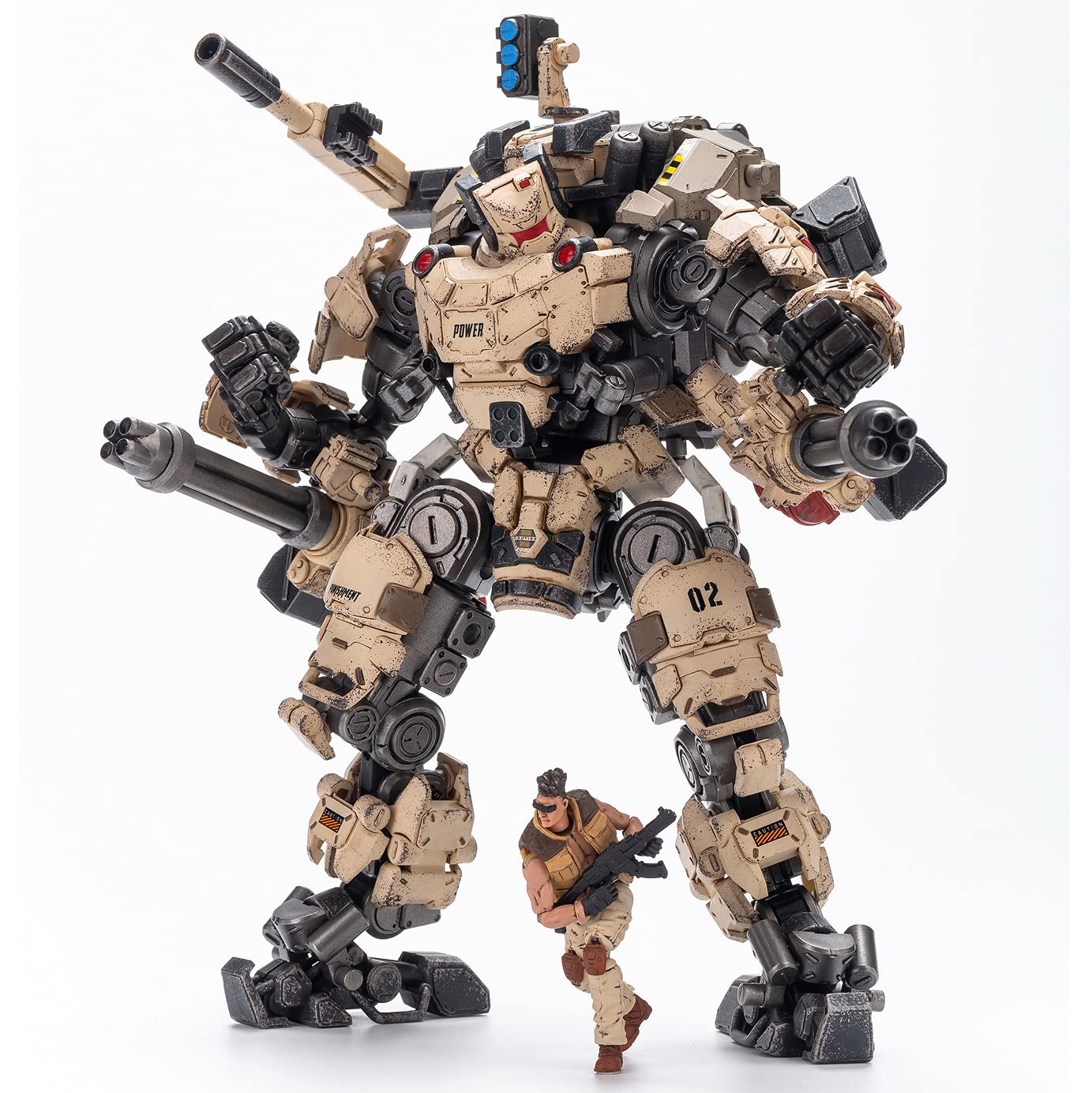 Buy JOYTOY 1/25 Action Figures Steel Mecha H01 (Sandy) Collection ...