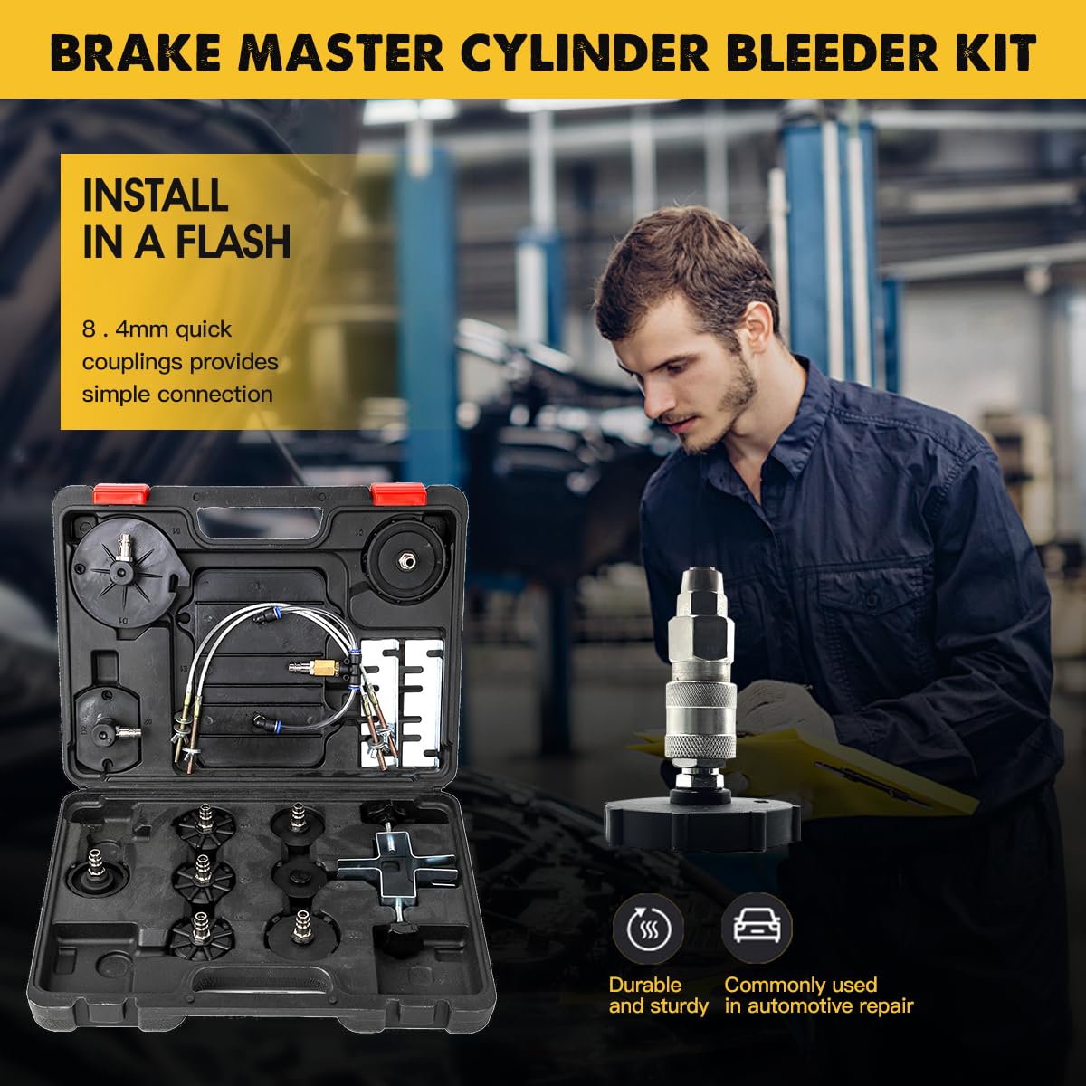 Snapklik.com : Wenzhon Brake Bleeder Kit For Easy Bleeding Of Brake ...