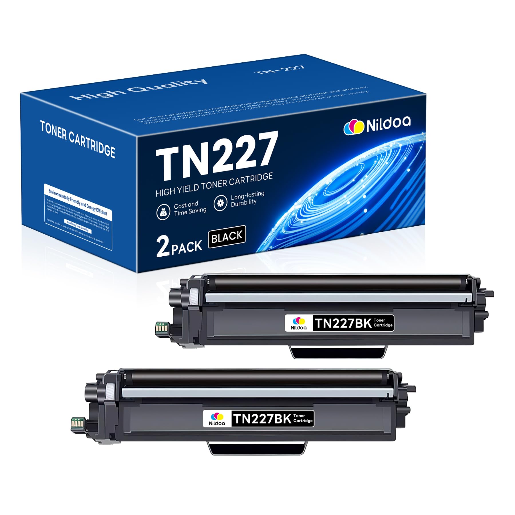 Amazon.com: TN227BK TN227 Black High Yield Toner Cartridge Replacement ...