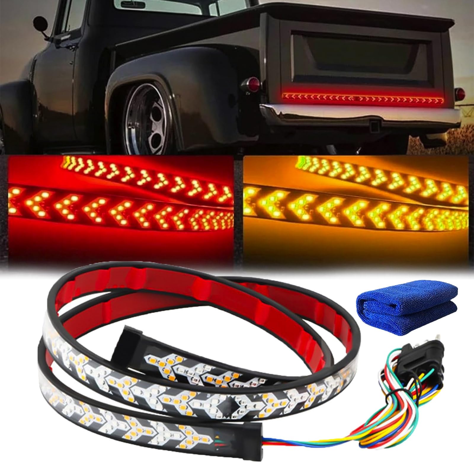 Amazon.com: Fall Warning Signal Driving Light Strip, Fall Warning ...