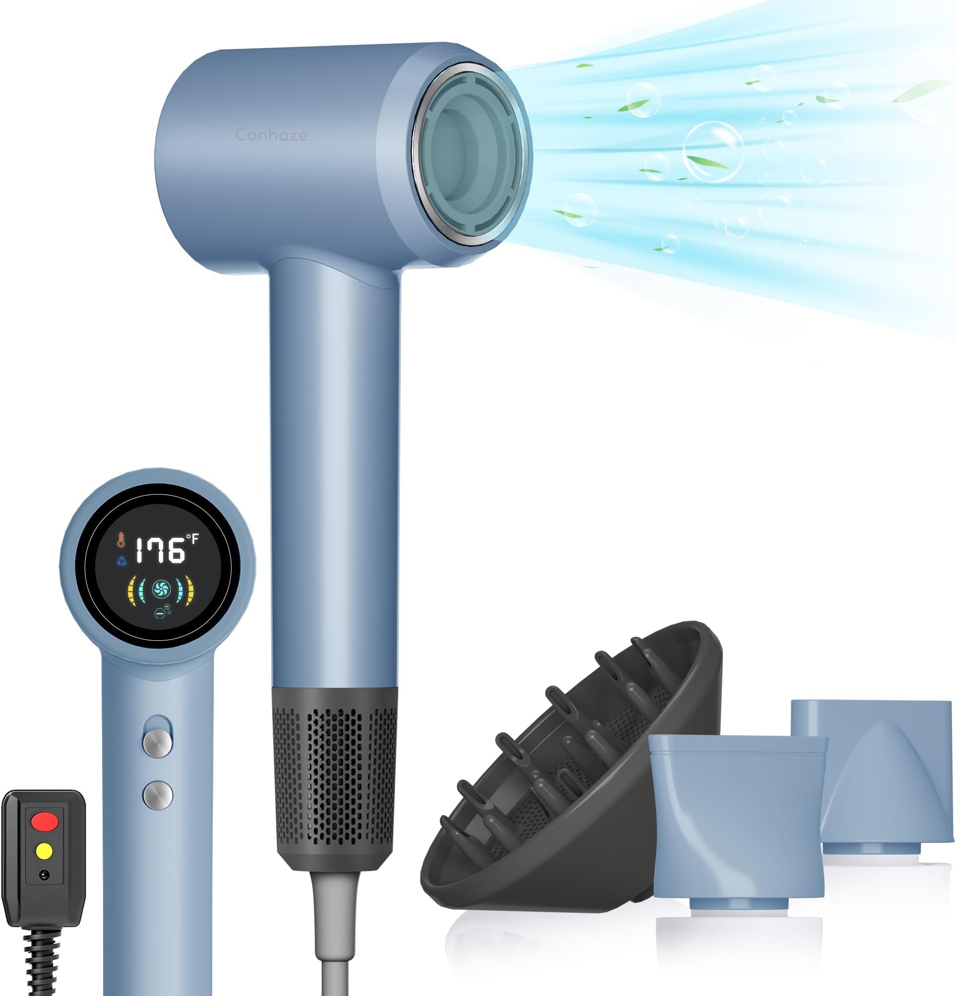 Amazon.com : Diffuser Hair Dryer, Professional Ionic Blow Dryer with ...