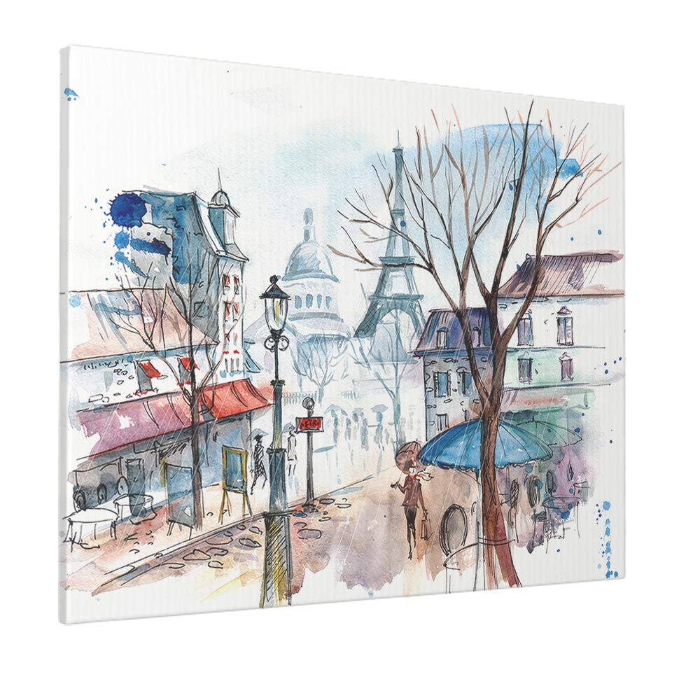 Drip Painting Landscape