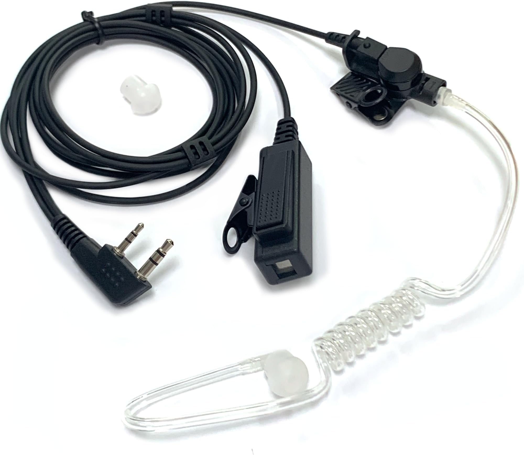 Amazon.com: SAMCOM Acoustic Tube Earpiece Walkie Talkies, 2-Wire Air ...