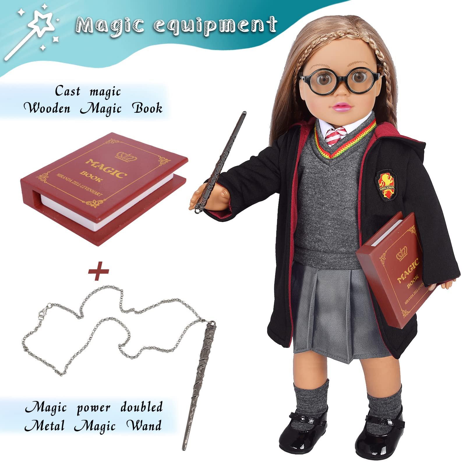 Snapklik.com : Magic School Uniform Inspired Costume Doll Clothes ...