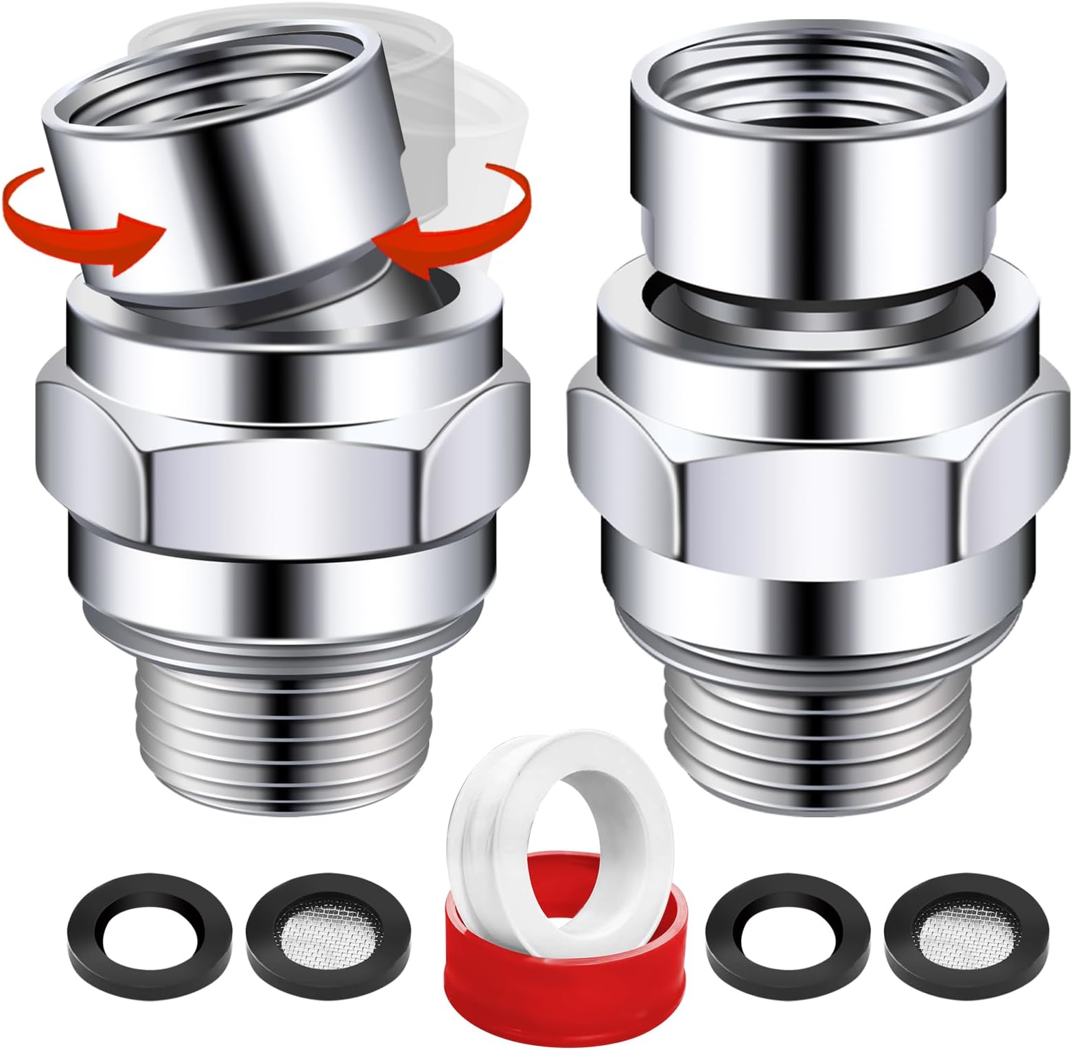 Shower Head Swivel Ball Joint Adapter Shower Joint Ball Joint ...