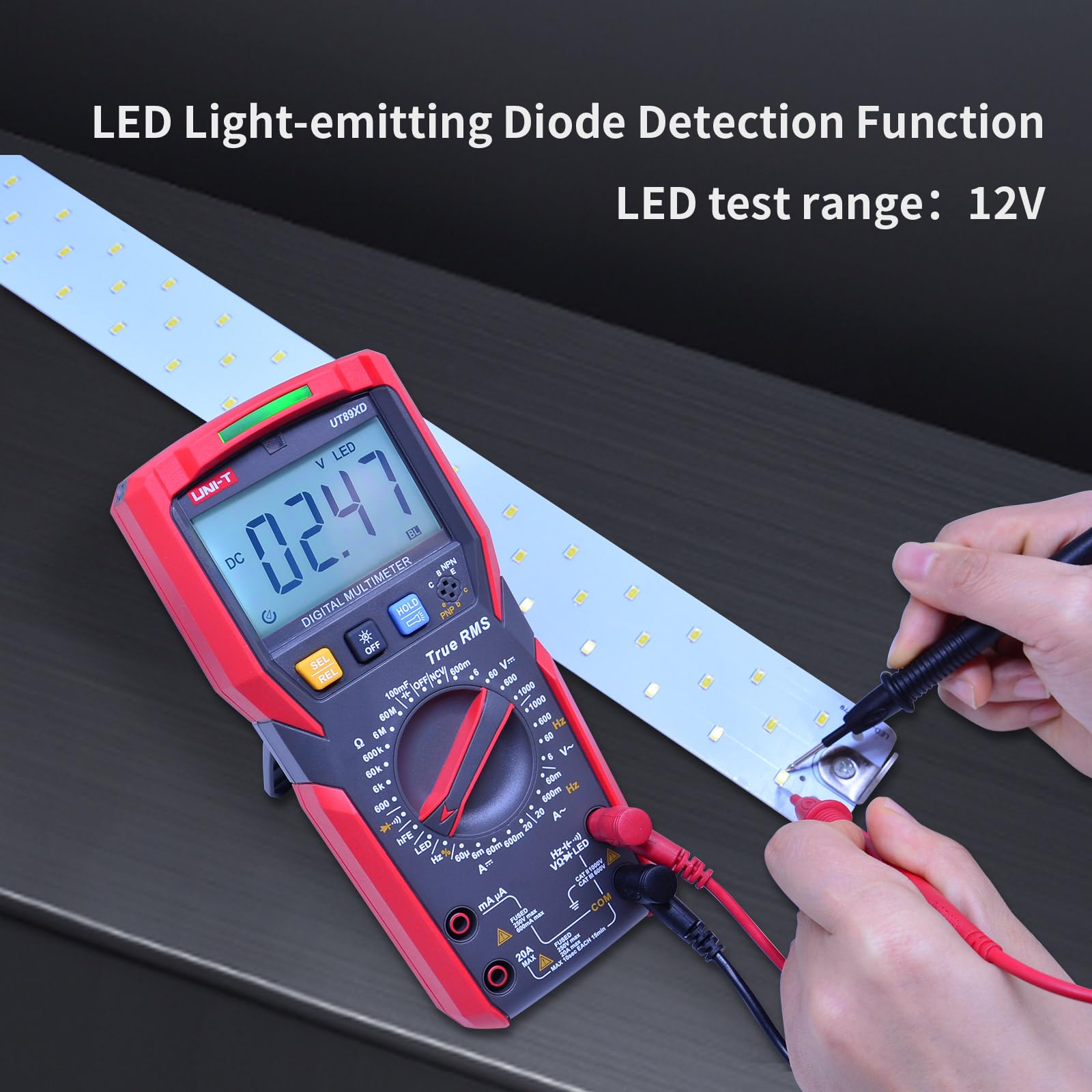 Snapklik.com : UT89XD Digital Multimeter, TRMS 6000 Counts Volt Meter ...