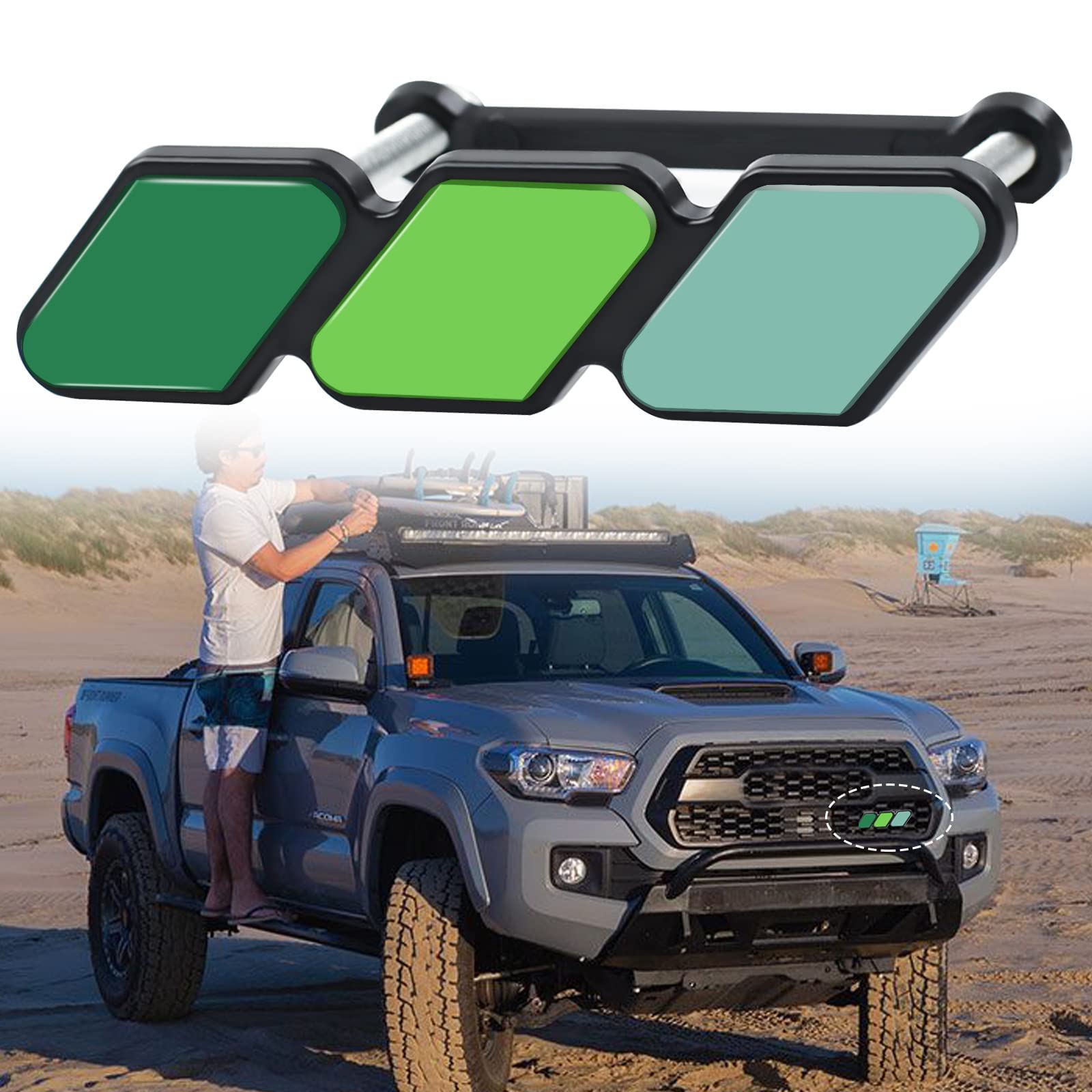 Snapklik.com : TRD Grille Decor Badge, 3-Color Upgrade Emblem ...