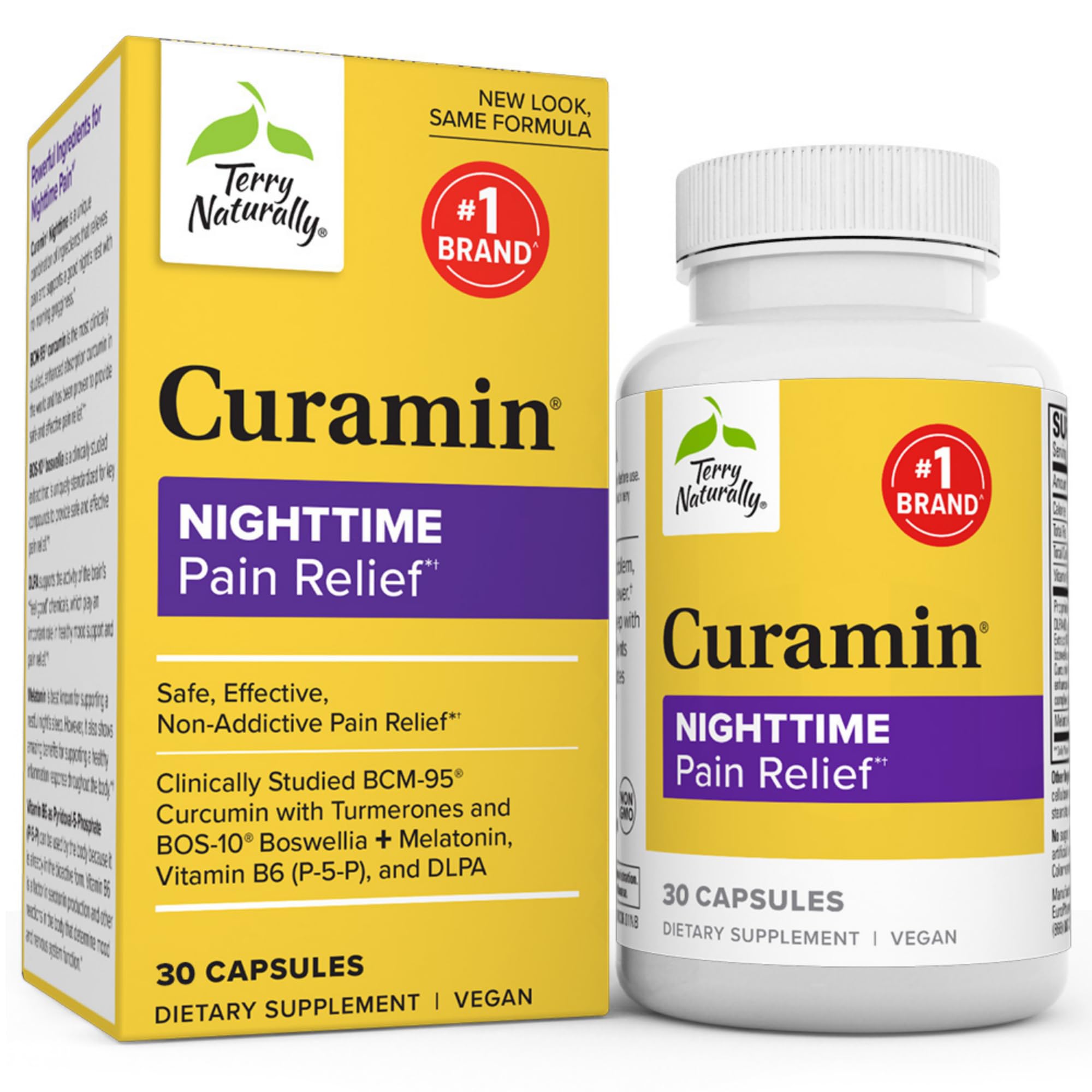 Amazon.com: Terry Naturally Curamin Nighttime - 30 Capsules - Non ...