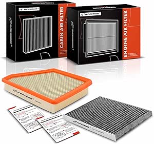 Amazon.com: A-Premium 2-PC Engine & Cabin Air Filter with Activated ...