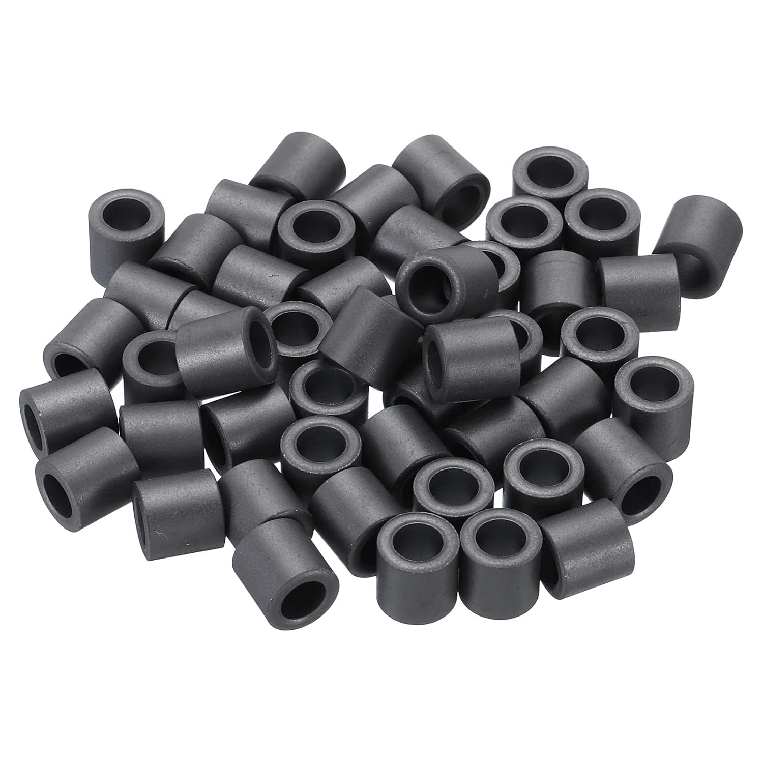 PATIKIL Ferrite Toroid Core, 50pcs Toroid Core 0.4" ODx0.2" IDx0.4" H ...