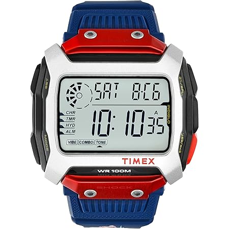 Buy Timex Command™ Shock 54mm Blue Resin Strap Watch - TW5M20800 Online ...