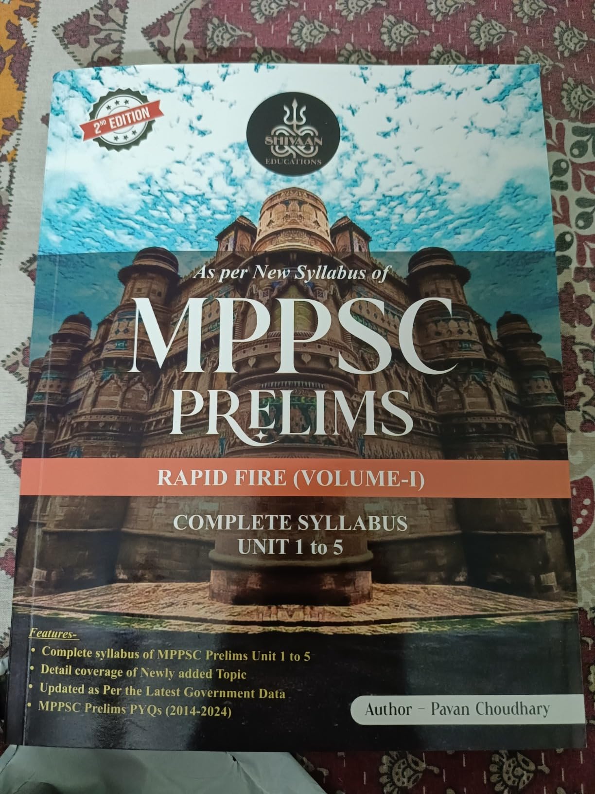Shivaan's Rapid Fire Volume 1 (2nd Edition) MPPSC Prelims Unit 1 to 5 ...
