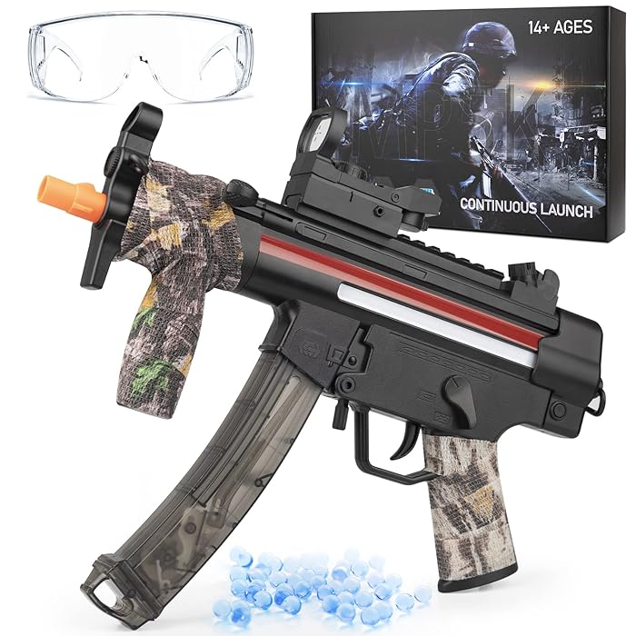 Buy Gel Ball Blaster, 2 Shooting Modes Electric Splatter Ball Blaster ...