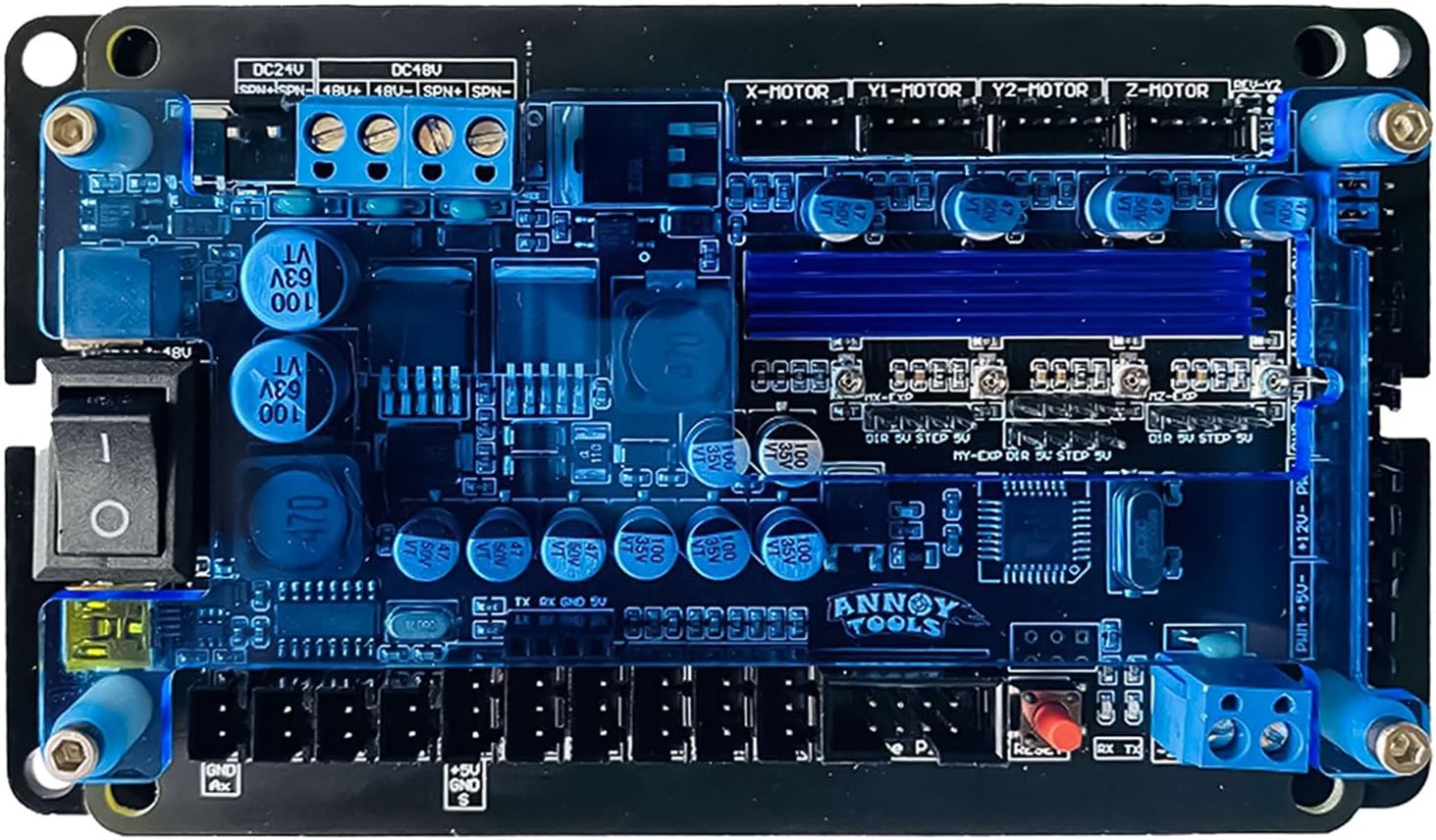 3 Axis GRBL V1.1f 32-Bit Controller, Dual Y-axis USB Drive Board for ...