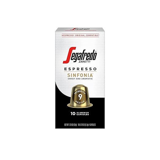 Amazon.com : Segafredo Zanetti Sinfonia Espresso Capsules, Medium Roast ...