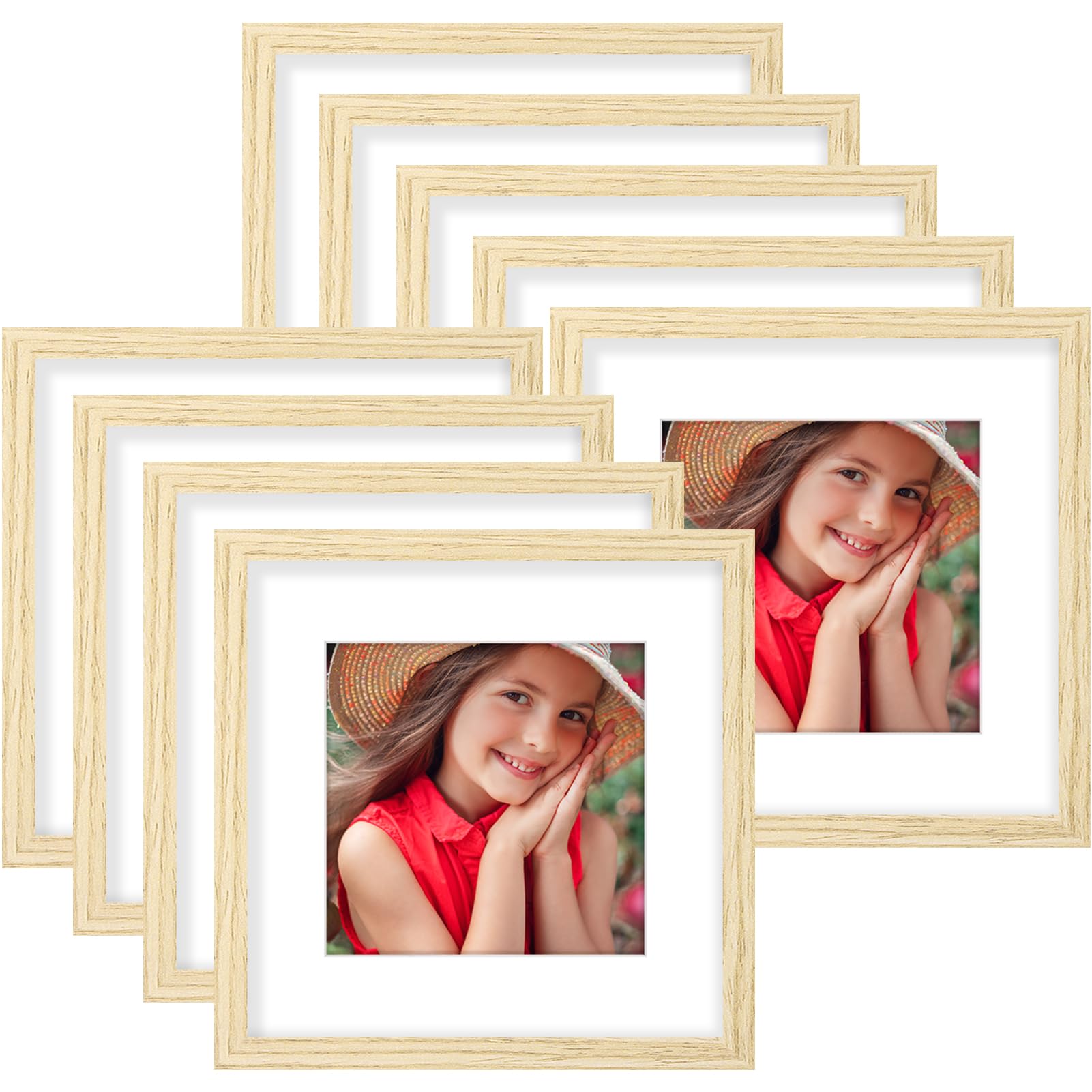 Amazon.com - Vittanly 12x12 Picture Frames for Wall Set of 9, Display ...