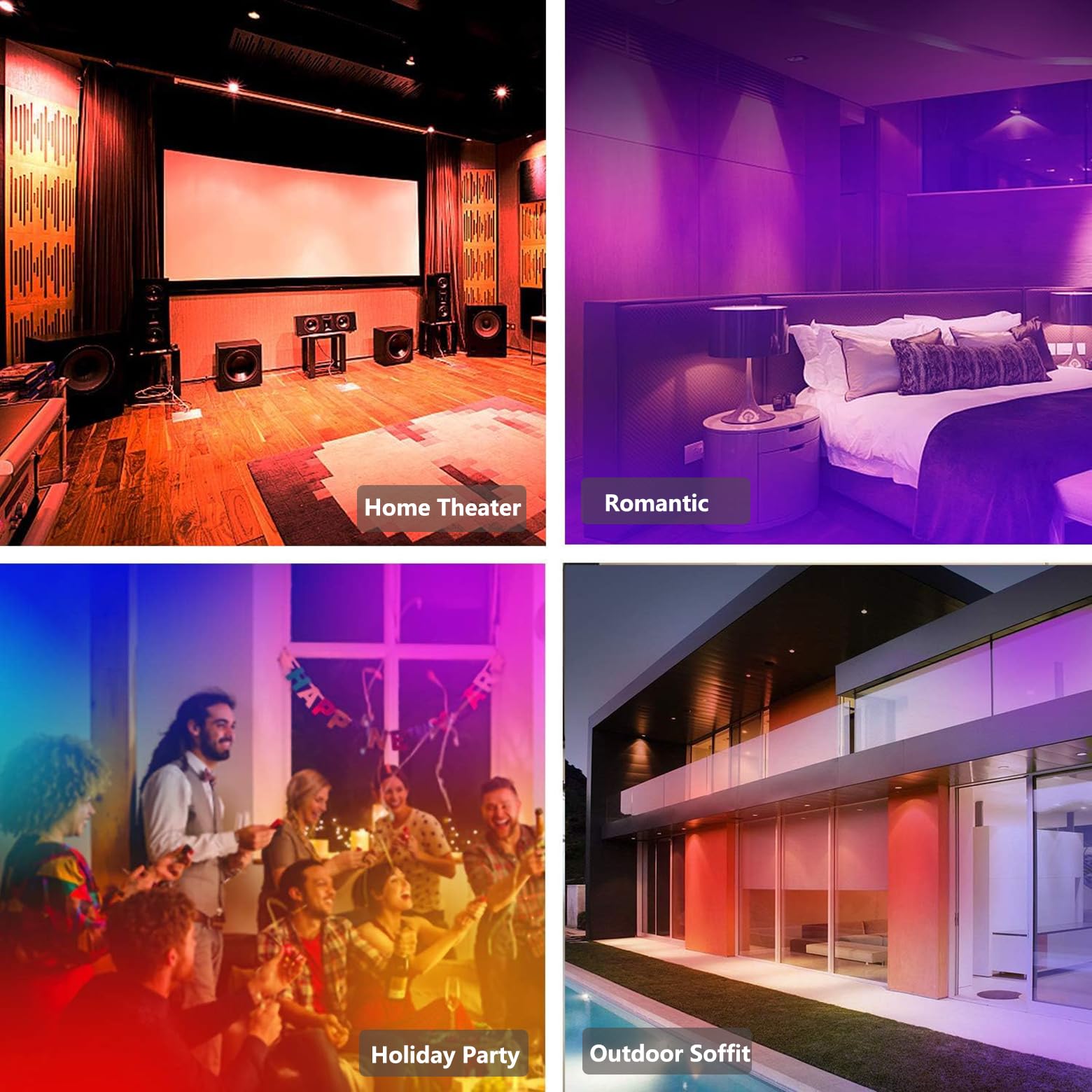 Snapklik.com : Recessed Lighting 4 Inch Color Changing 12W LED ...