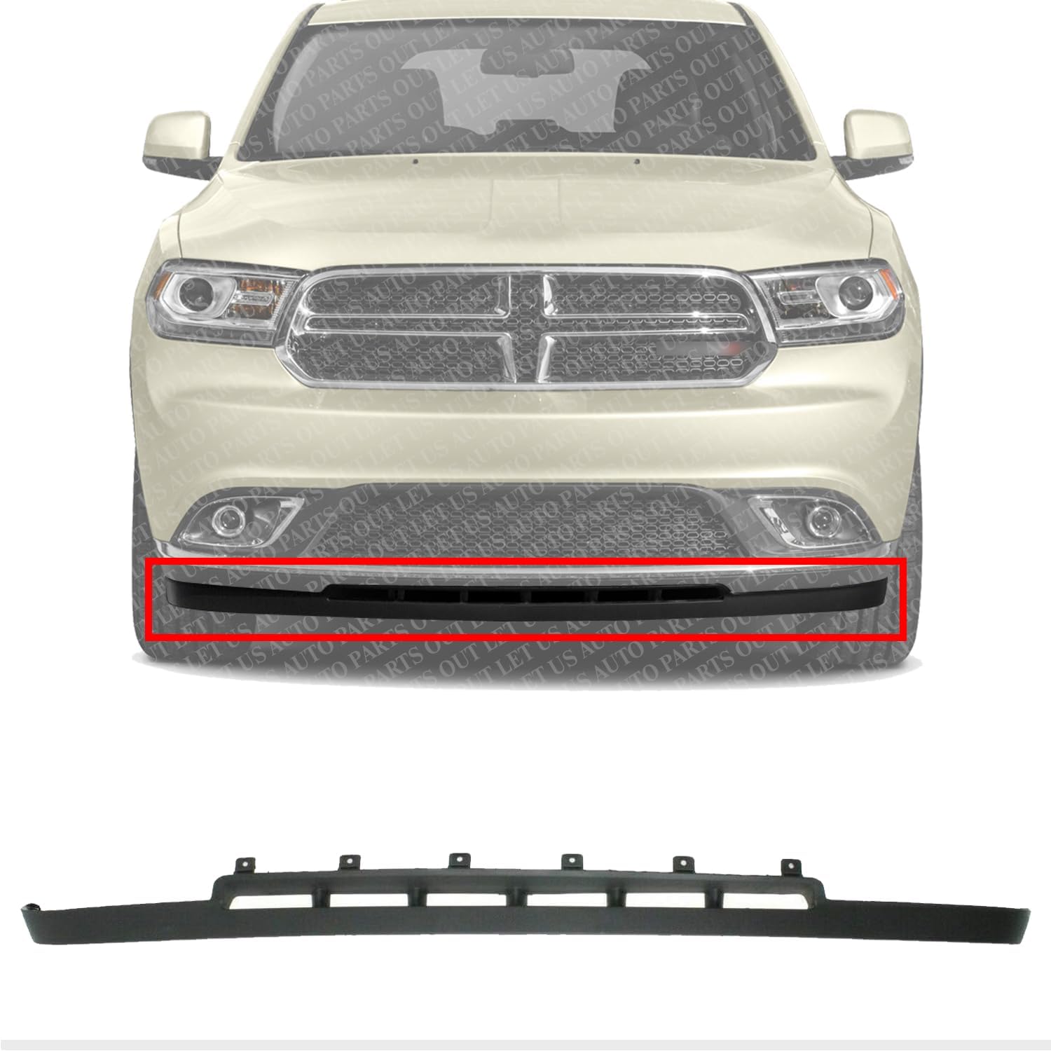 Amazon.com: Autos Parts Plus Front Bumper Lower Valance Air Dam ...