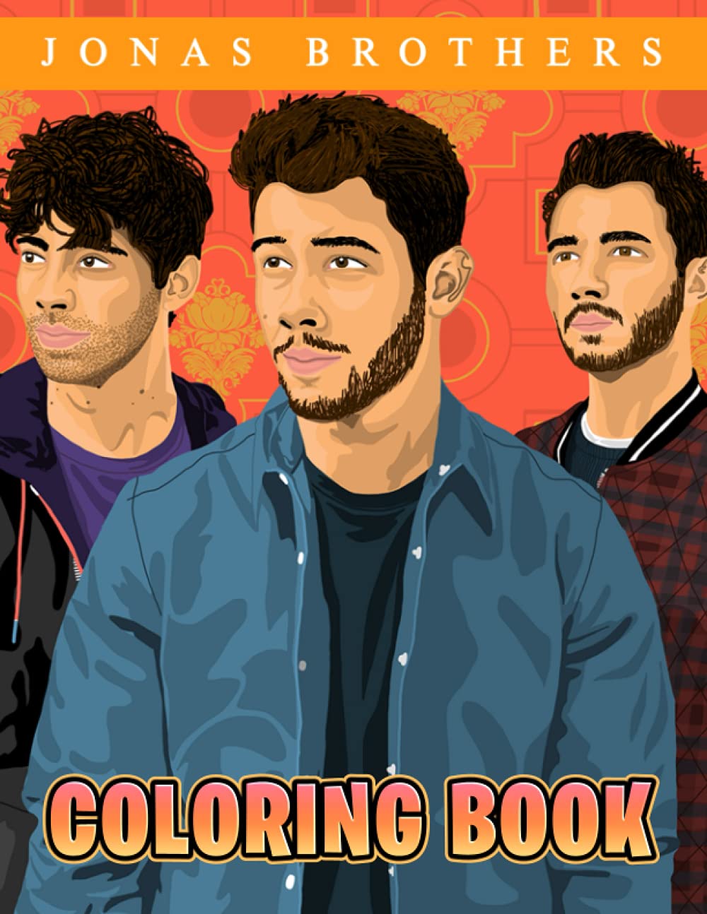 Jonas Brothers Coloring Pages
