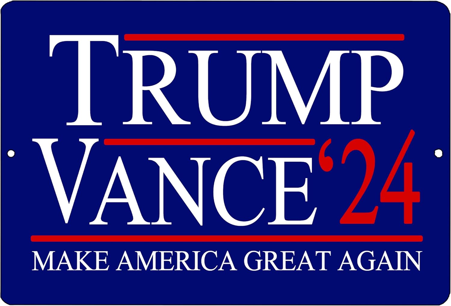 Amazon.com: Rogue River Tactical Donald Trump JD Vance 2024 Metal Tin ...