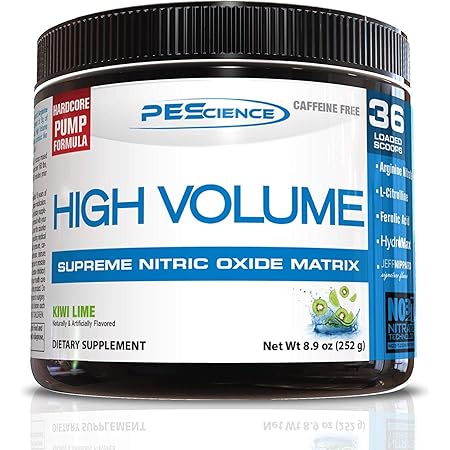 Amazon.com: PEScience High Volume Nitric Oxide Booster Pre Workout ...
