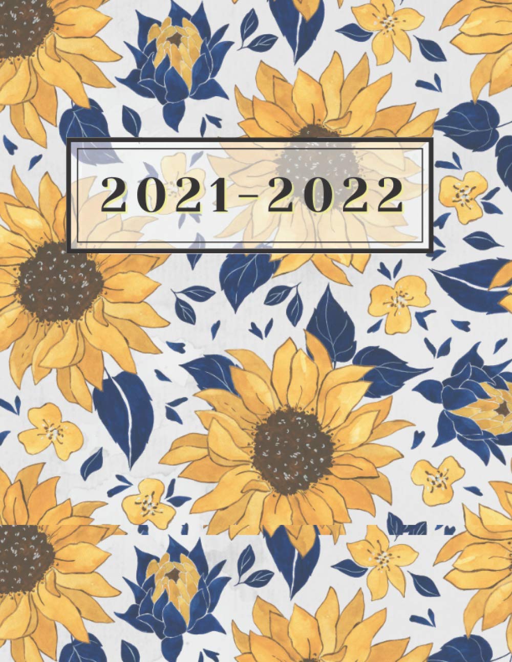 Pretty Water Color Of Yellow And Blue Sunflowers On Simple | Desertcart ...