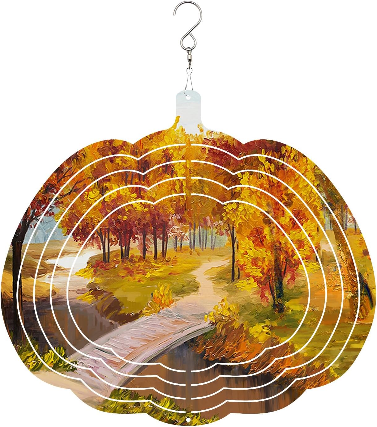 Amazon.com: Hanging Wind Spinners Outdoor Autumn Rustic Farmhouse ...