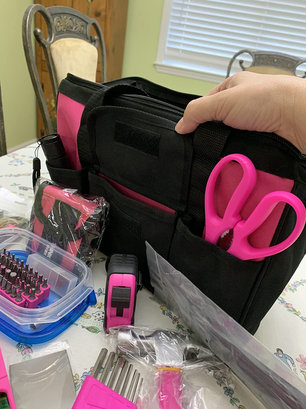 $9/mo - Finance THINKWORK Pink Tool Set - 207 Piece Lady's Portable ...