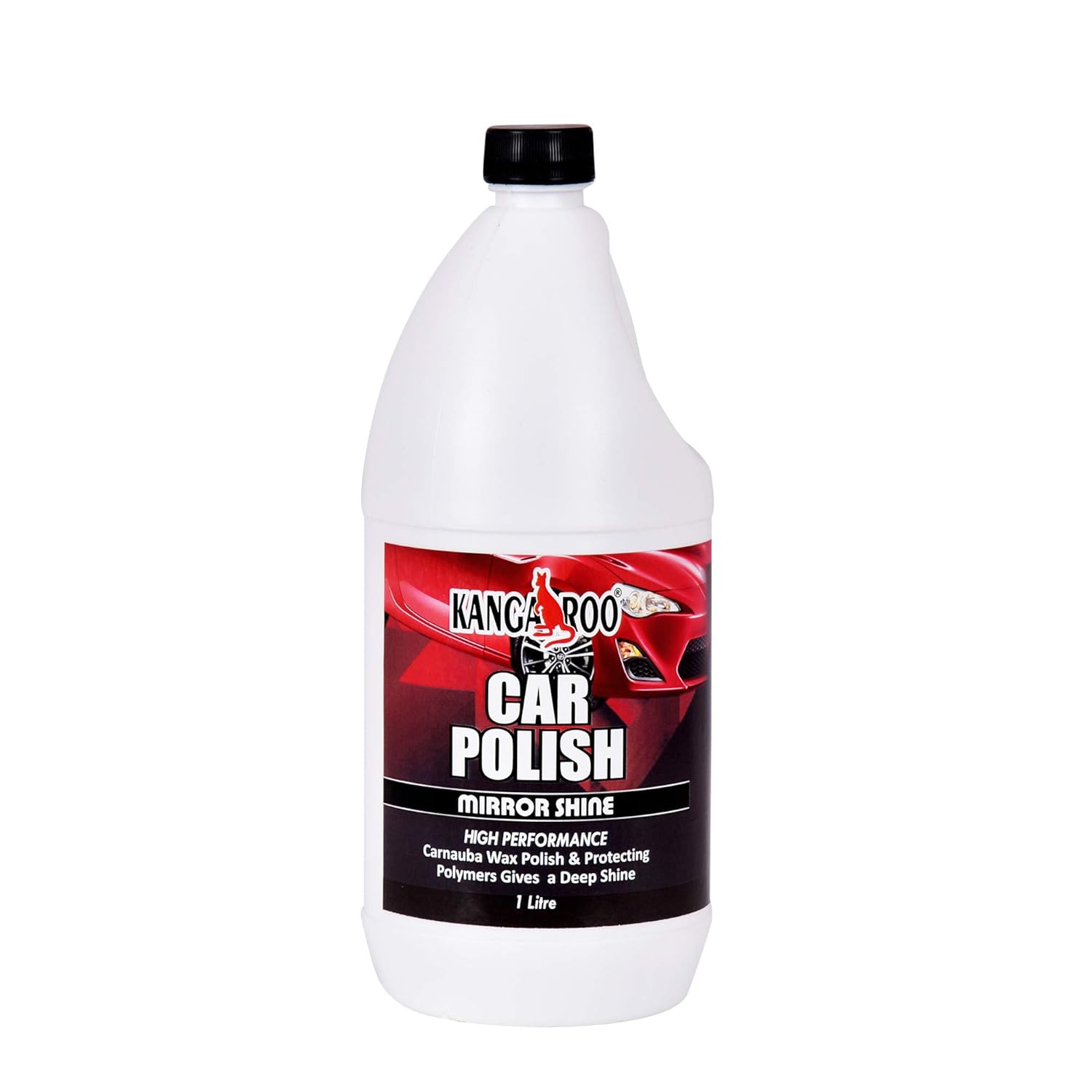 Kangaroo® Car Wax Polish Mirror Shine (Rich Carnauba) 1 Litre + Foam ...
