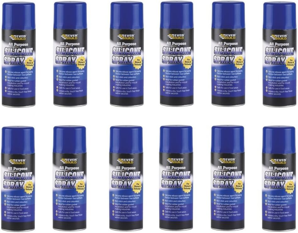 Everbuild All Purpose Silicone Spray, 400 ml : Amazon.co.uk: DIY & Tools
