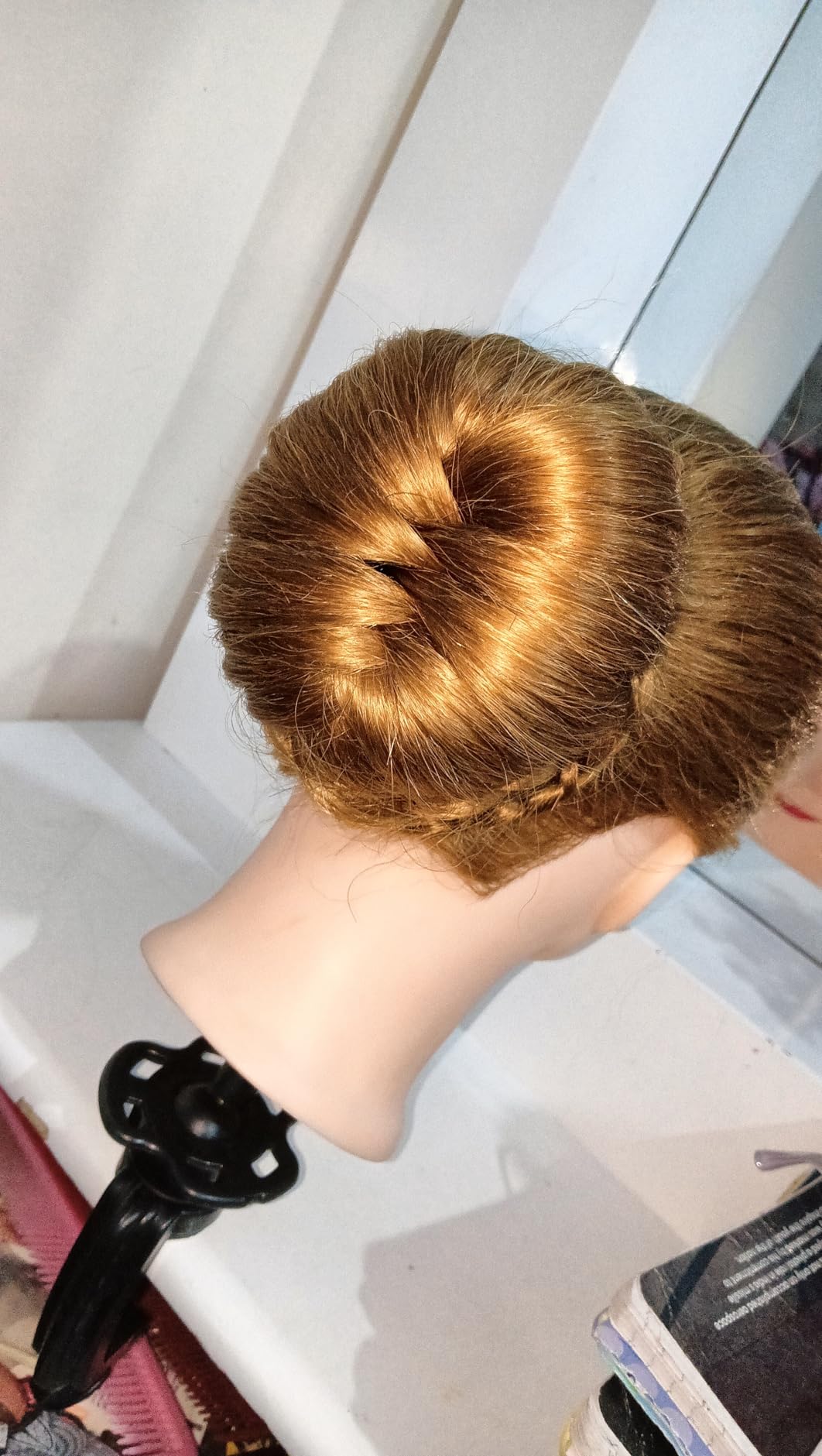 OSEN Hair Dummy for Human Hair Styling Practice Hair Mannequin Dummy ...
