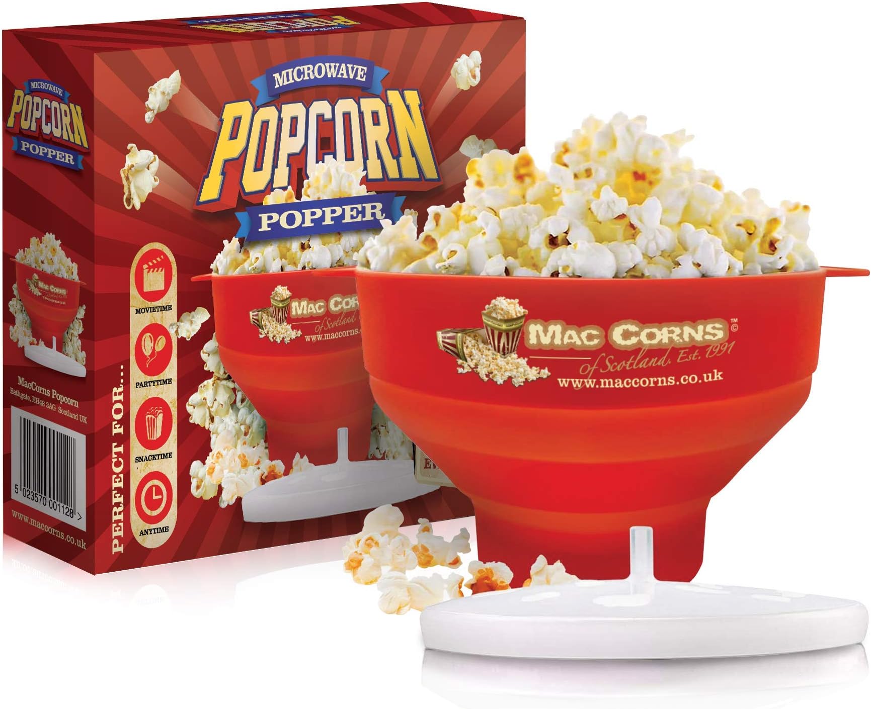 EMEF Microwave Popcorn Popper in an easy to make Popcorn Maker ...
