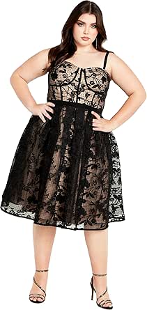 CITY CHIC Plus Size Dress, Angeline Dress at Amazon Women’s Clothing store