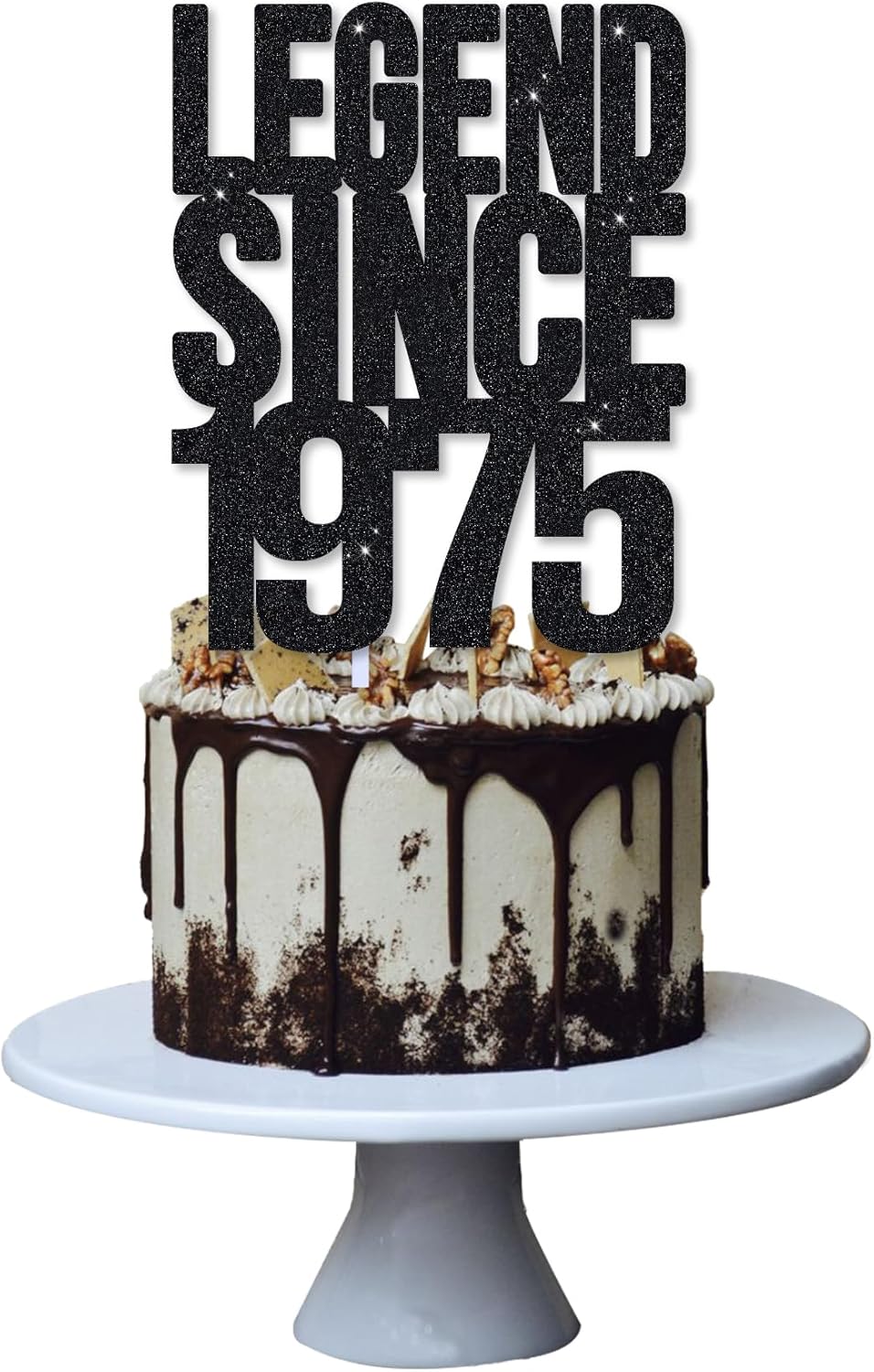Amazon.com: Legend Since 1975 Cake Topper for 50th Men and Women ...