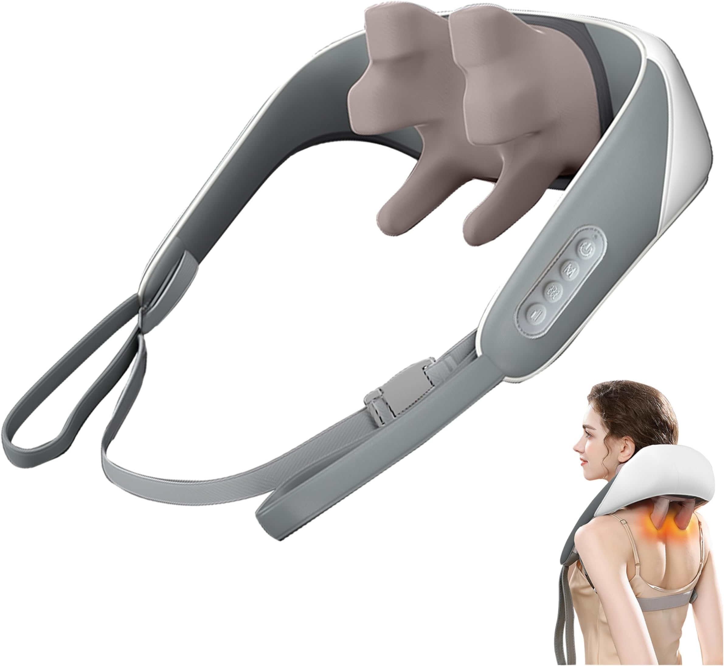 Amazon.com: XTO Electric Neck Massager With Heat - Neck and Shoulder ...