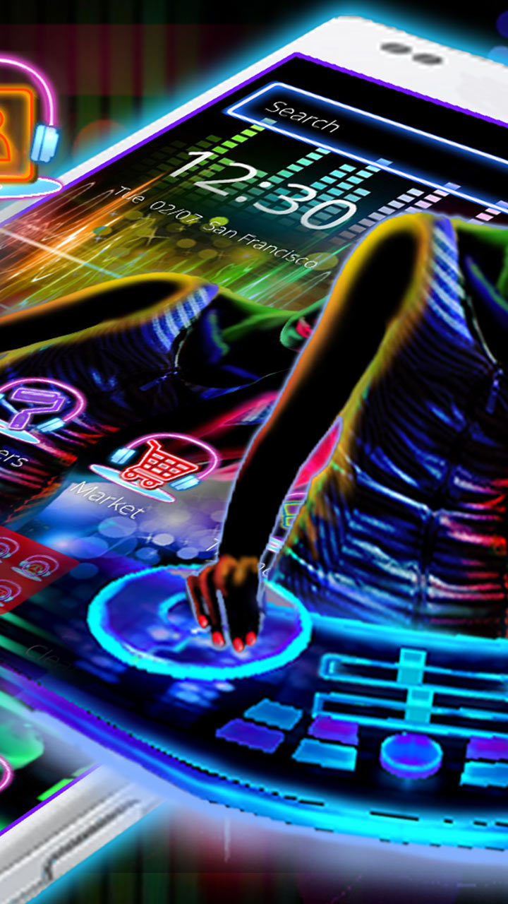 Neon Rock DJ Music Theme - App on Amazon Appstore