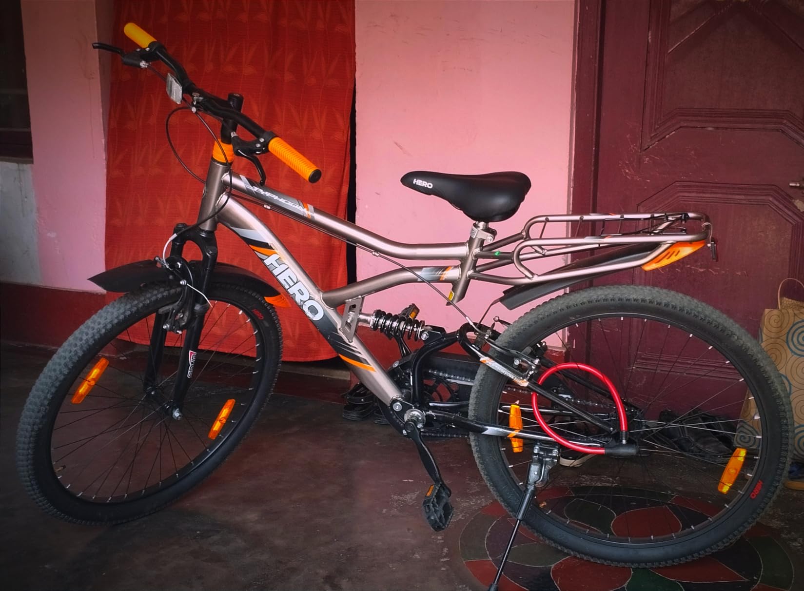 Buy Hero Typhoon 26T Bicycle for Mens | Single Speed | Dual Suspension ...