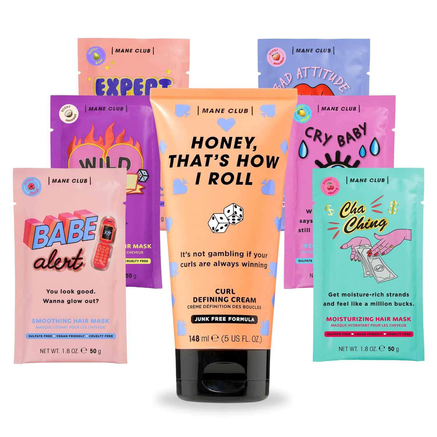 Amazon.com : MANE CLUB Deep Conditioner Variety Pack (6 Pack) & Curl ...