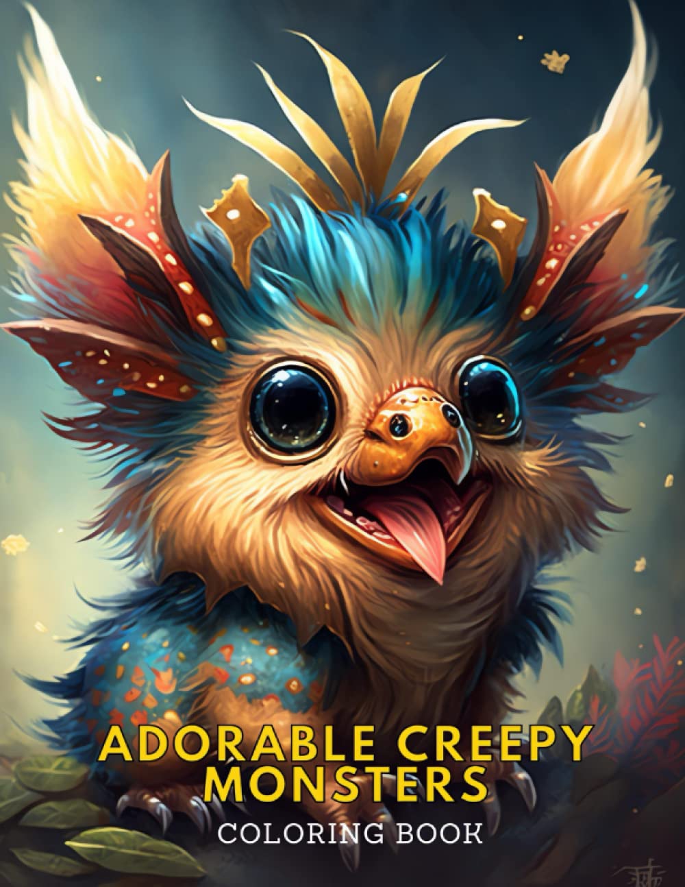 Adorable Creepy Monsters Coloring Book: A Cute and Creepy Coloring Book ...