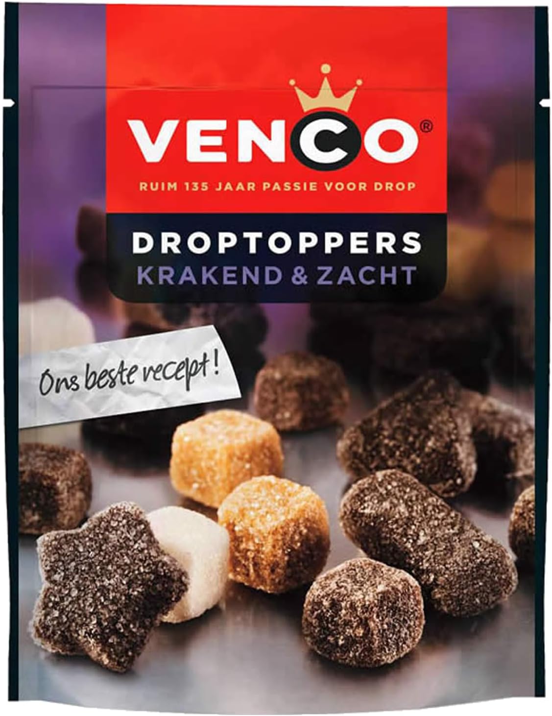 Amazon.com : Venco Droptoppers Krakend & Zacht, Soft, Sweet, Slightly ...