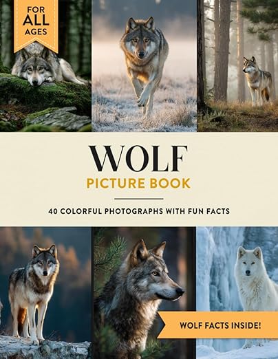 Wolf Picture Book: Learn All About Wolves with Fun Photos and Wolf ...