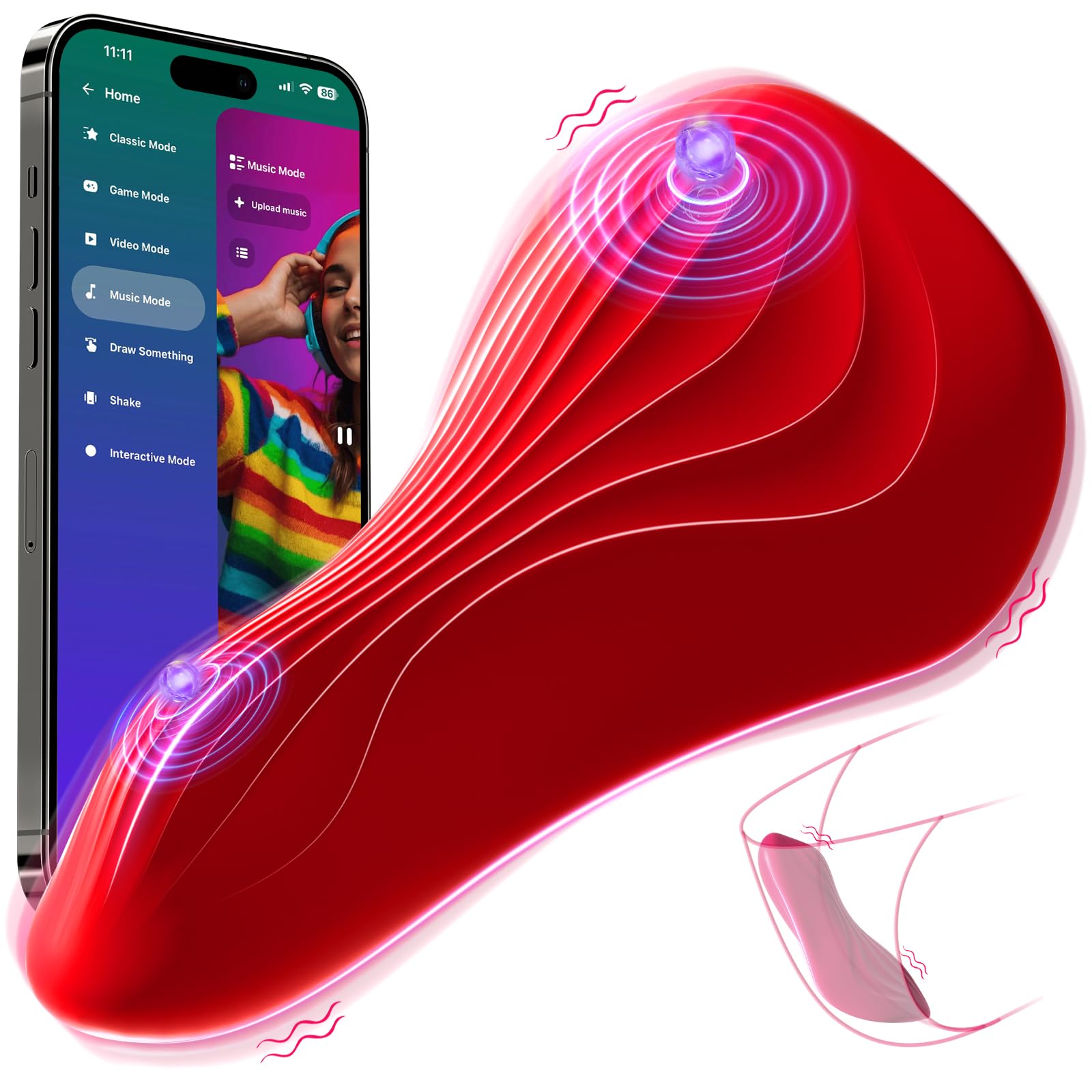 Amazon.com: APP Remote Contral Wearable Panty Vibrator - Women Sex Toys ...